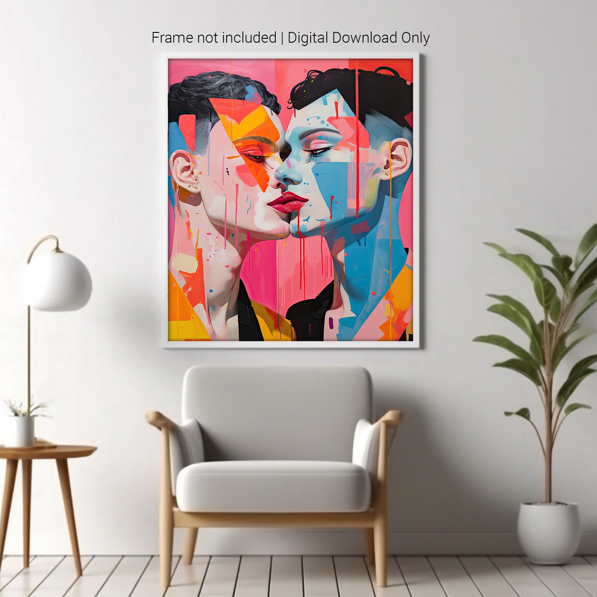 Digital Download | Queer Love | Wall Art | Home Decor - Etsy