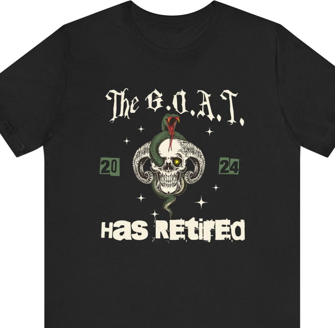 The GOAT Has Retired, Retirement Gift, Cool Retirement Shirt - Etsy