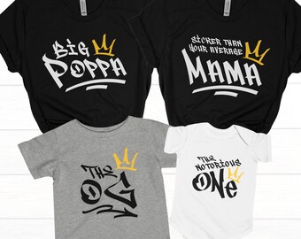Personalized Notorious One Birthday Family Shirts, the Notorious One ...