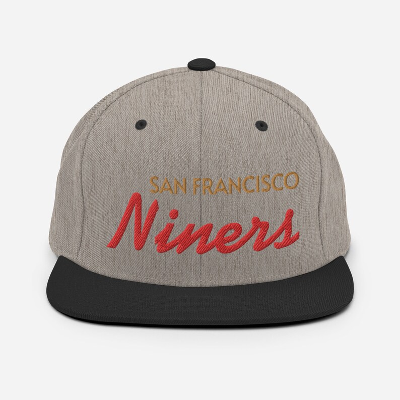 San Francisco Niners Embroidered Snapback, Niners Football Adjustable ...