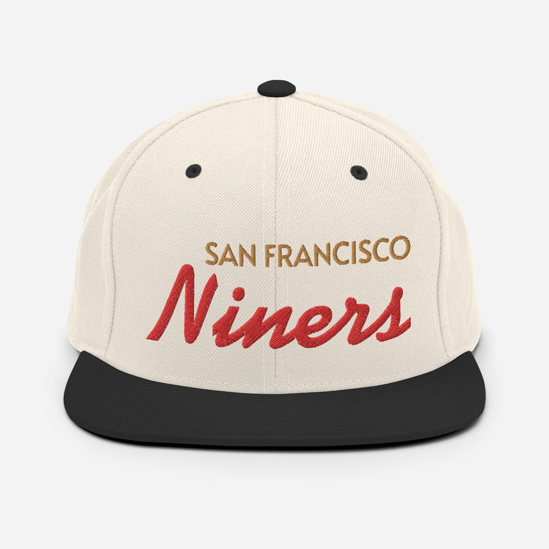 San Francisco Niners Embroidered Snapback, Niners Football Adjustable ...