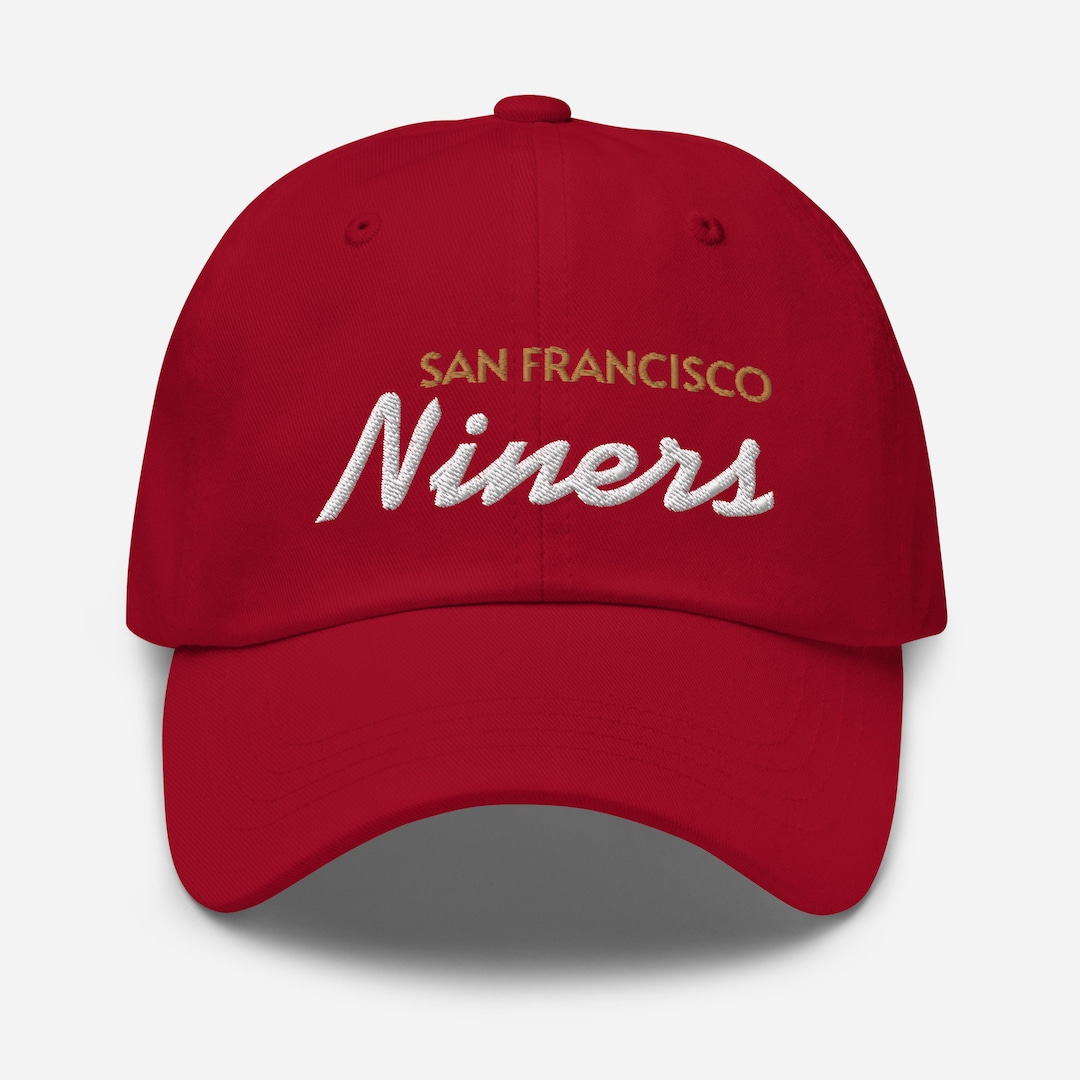 San Francisco Niners Adjustable Hat, Niners Football Cap, Niner Gang ...