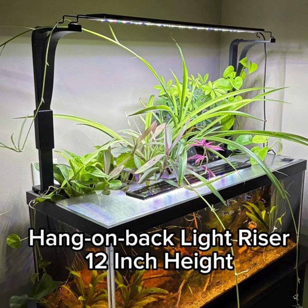 Hang-on-back Aquarium Light Riser | 12 Inch Height | - Etsy