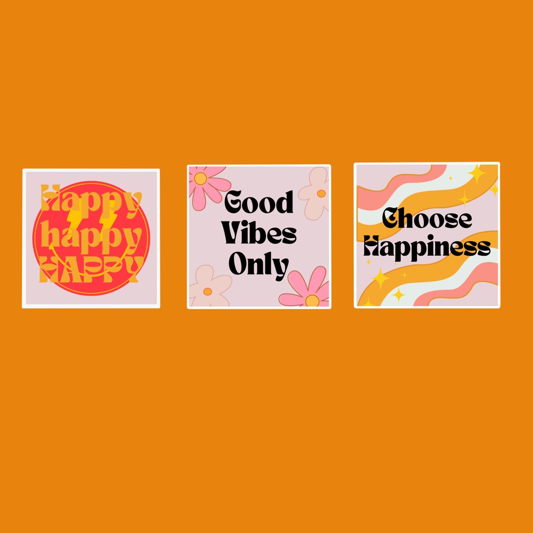 Good Vibes Sticker Bundle - Etsy