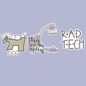 X-ray Tech Sticker Bundle - Etsy