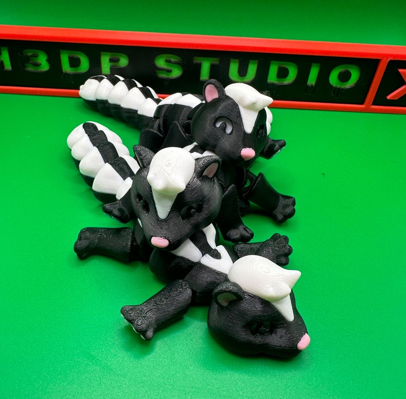 3D Printed Skunk - Etsy