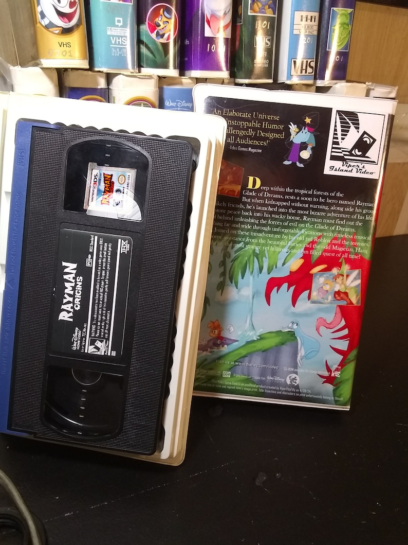 Rayman Origins 3DS & PS VITA VHS Case and Keepsafe Box - Etsy