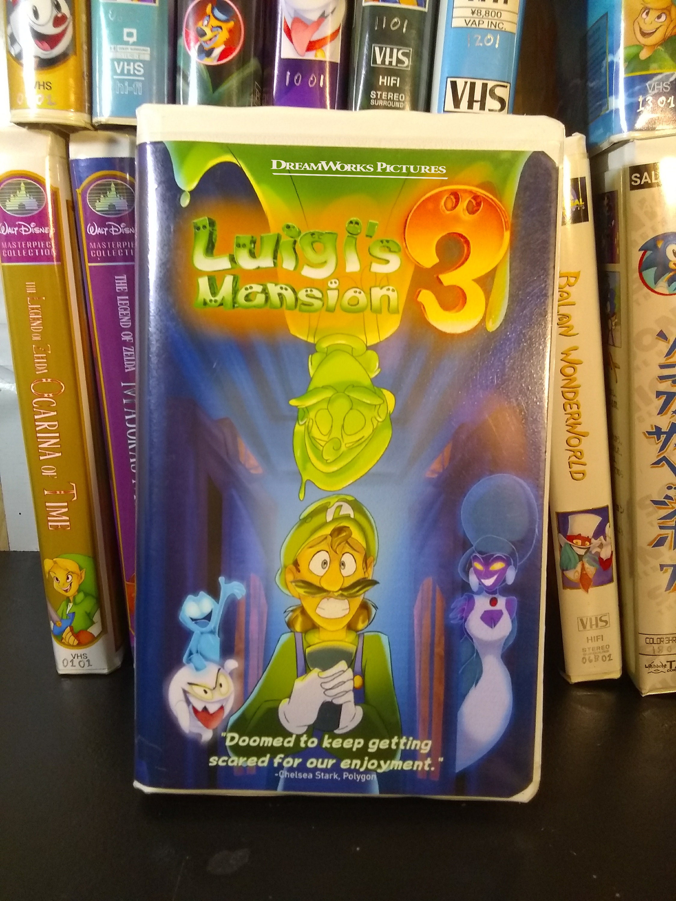 Luigi's Mansion 3 Switch VHS Case and Keepsafe Box - Etsy