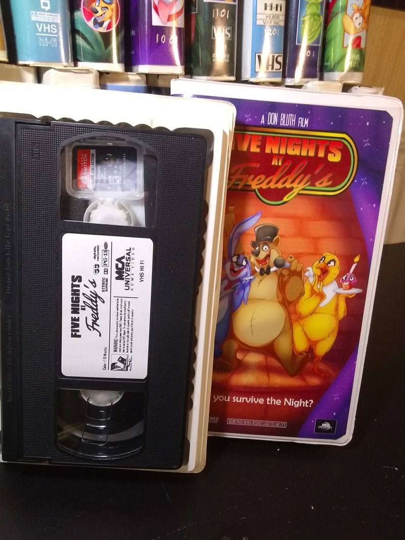 Five Nights at Freddy's Switch VHS Case and Keepsafe Box - Etsy