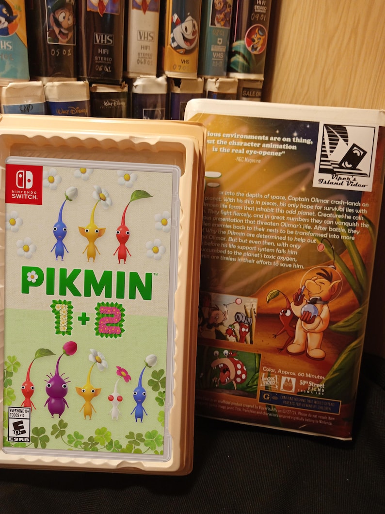 Pikmin Game Cube & Switch VHS Case and Keepsafebox - Etsy
