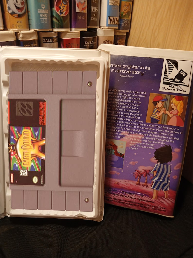 Earthbound SNES & GBA VHS Case and Keepsafebox - Etsy