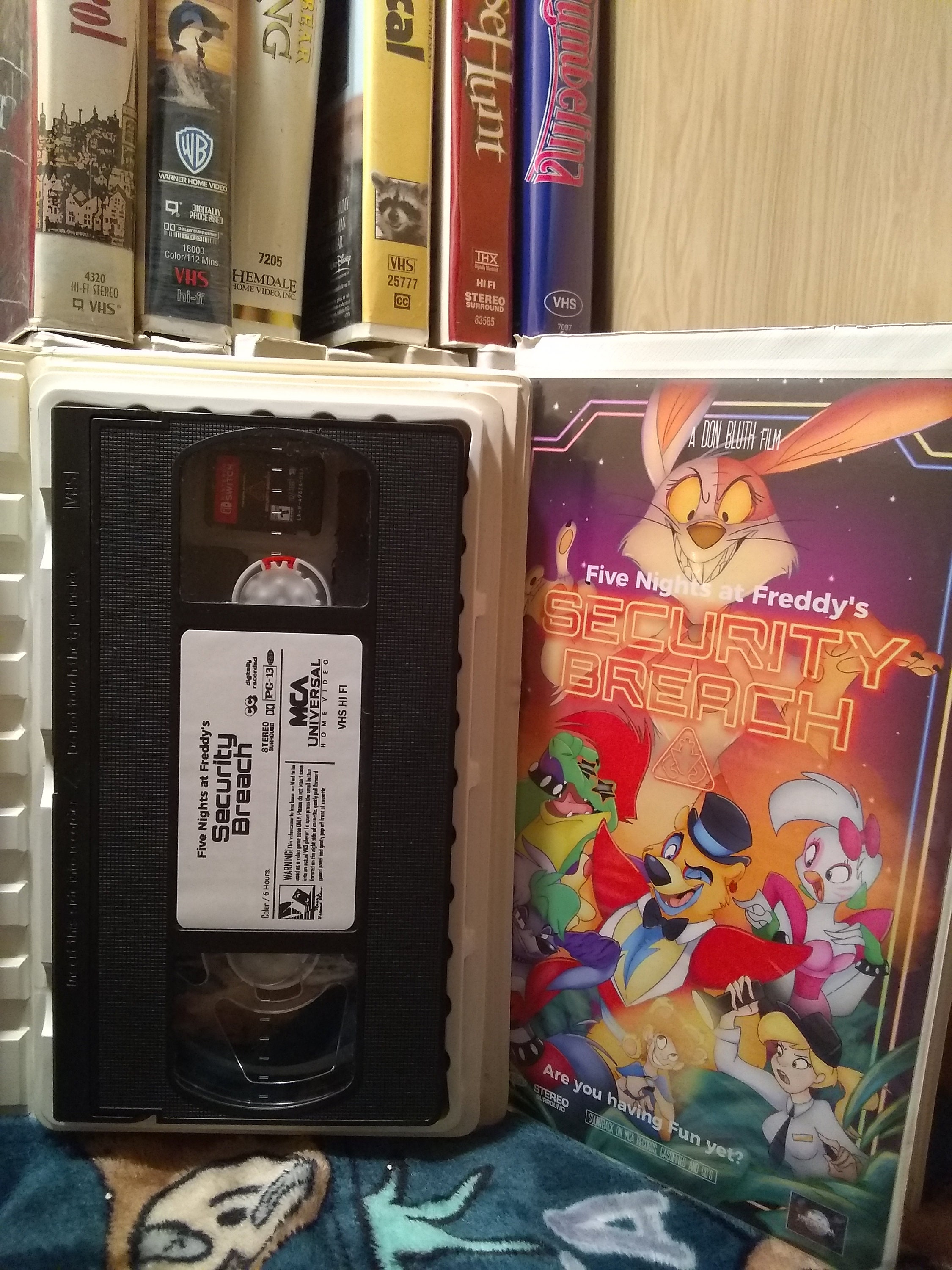 Five Nights at Freddy's: Security Breach Switch VHS Case and ...