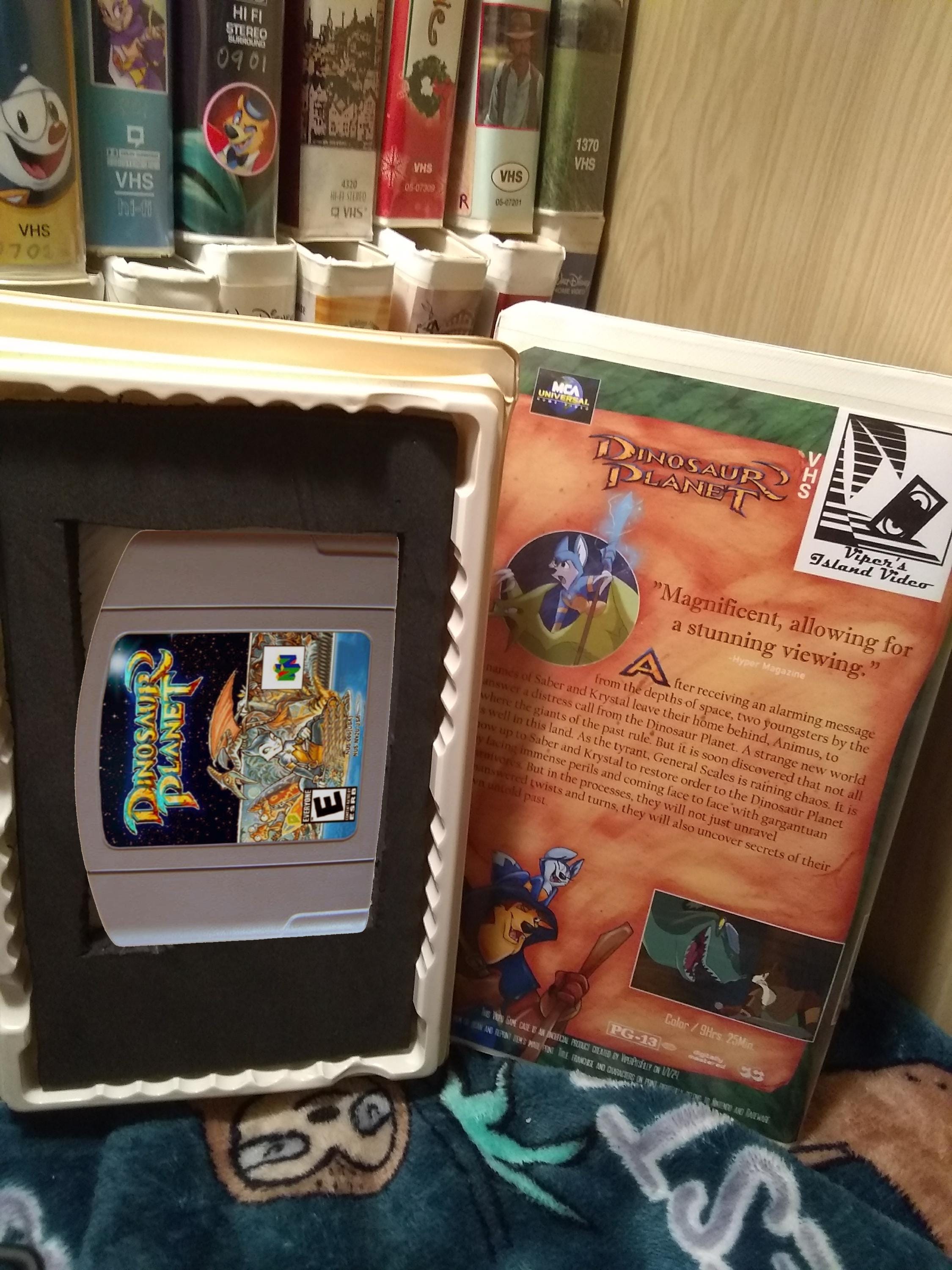 Retro Movie Styled VHS Case for Video Games & Keepsafe Box (please Read ...