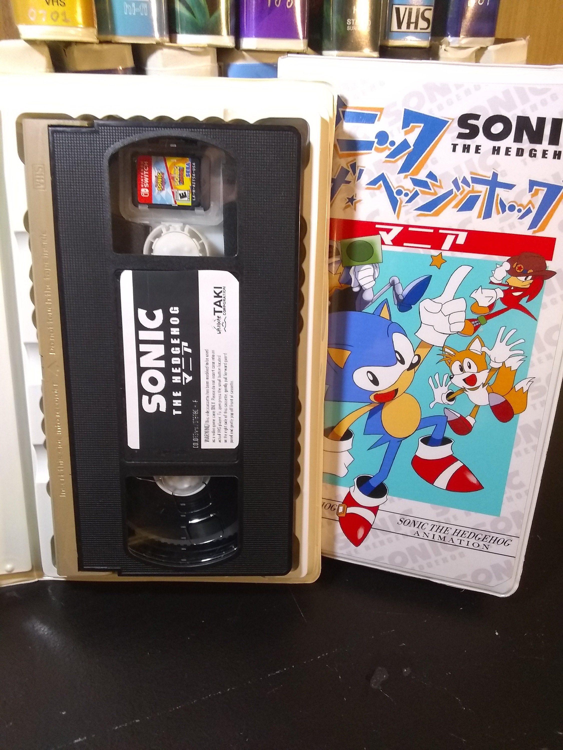 Sonic Mania Switch VHS Case and Keepsafe Box - Etsy