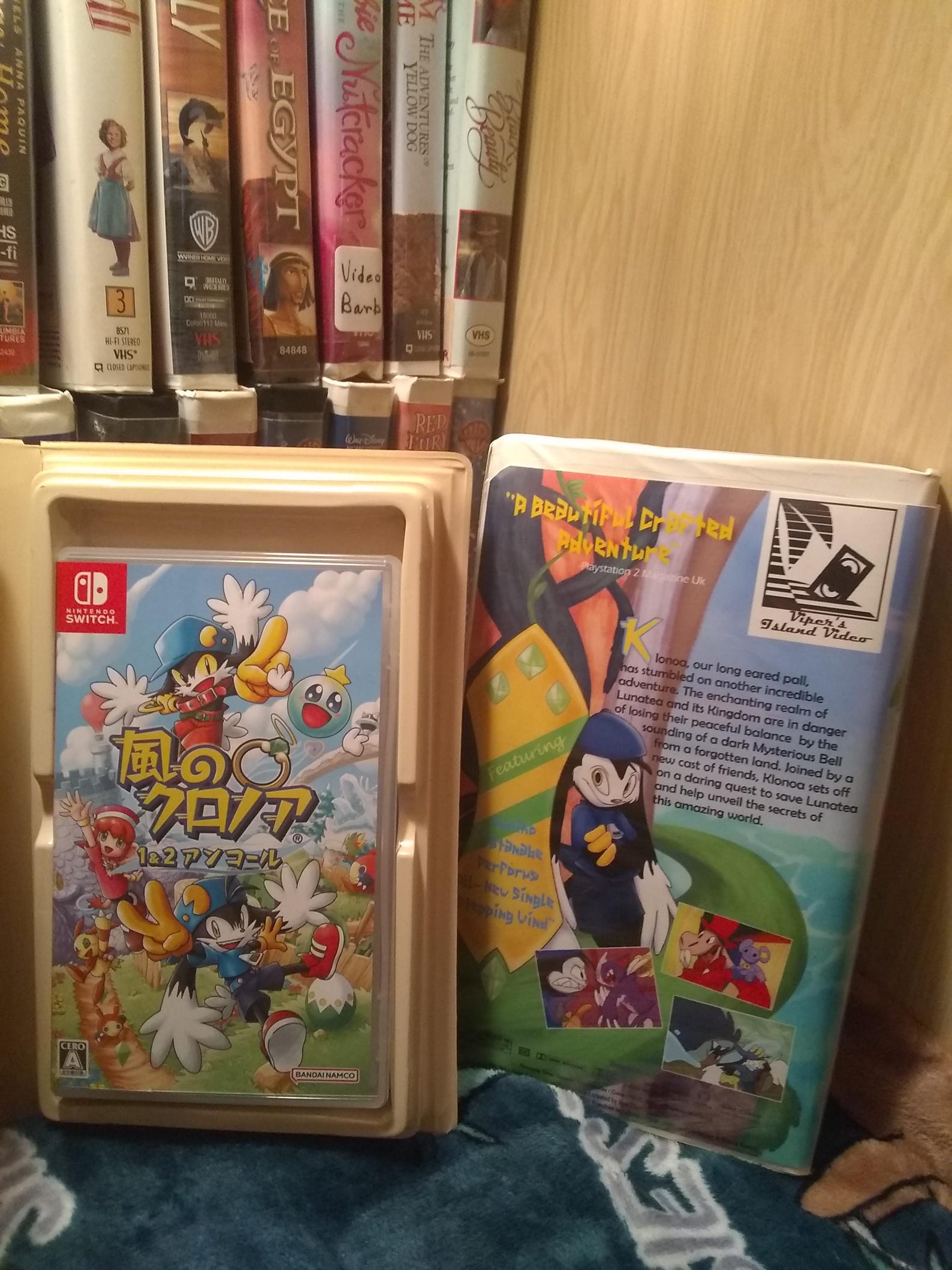 Retro Movie Styled VHS Case for Video Games & Keepsafe Box (please Read ...