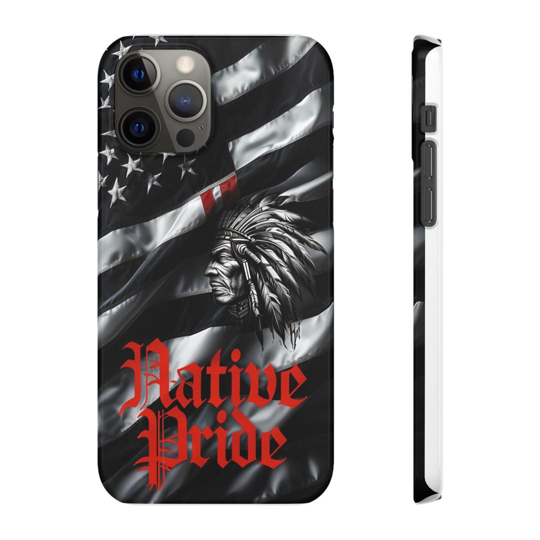 Native Pride Snap Case, American Flag Phone Cover, Indigenous Heritage Accessory, Unique Gift ...