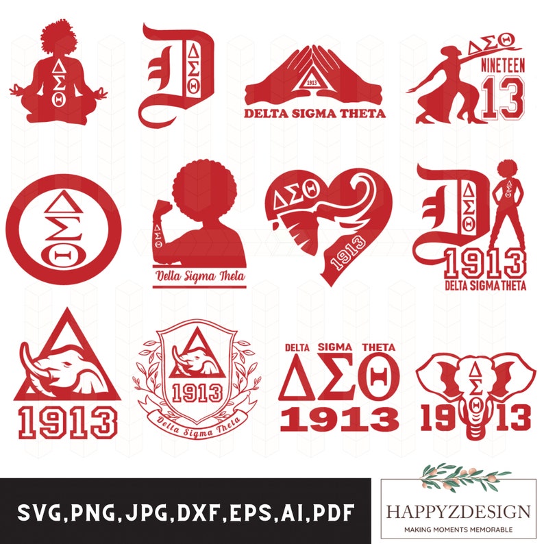 Delta sigma theta svg, 1913 Delta sign svg, Delta hand sign png, Cortar ...
