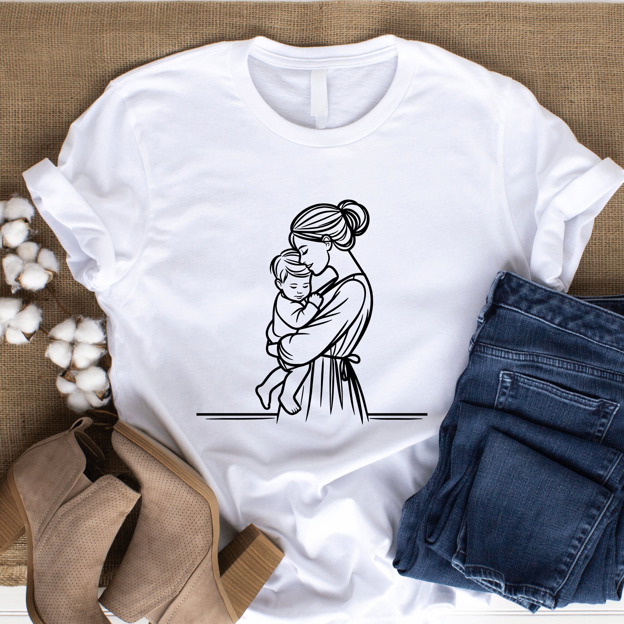 Madre e hijo svg, Día de la Madre svg, Madre e Hijo esquema svg, Madre ...