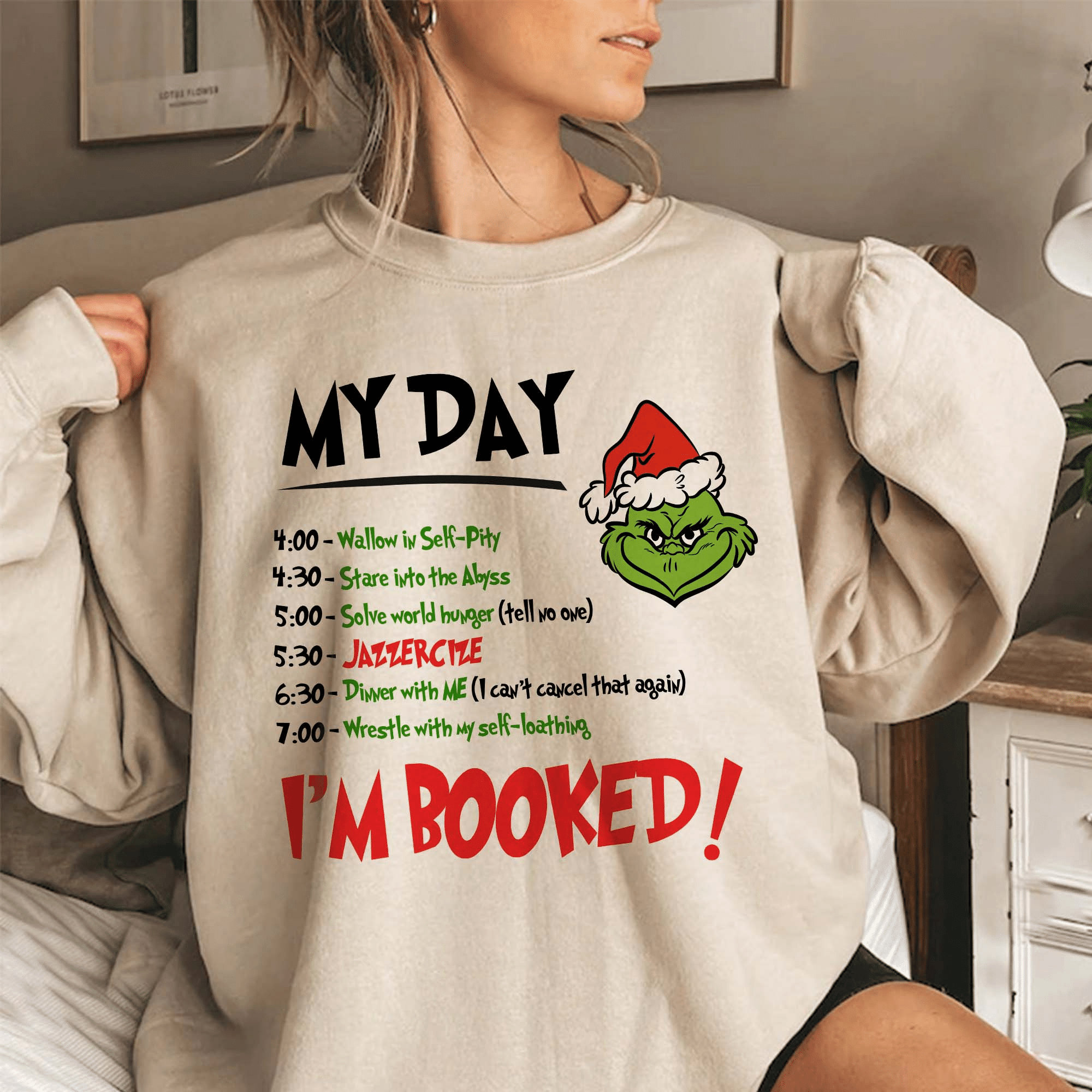 My Day I'm Booked Png, Grinch Face Svg, I'm Booked Svg, My Day Grinch ...