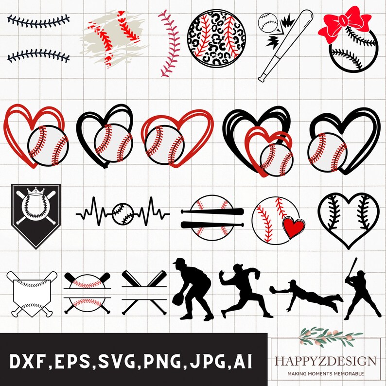 Custom Baseball Svg Bundle, Baseball Player Silhouette Svg, Baseball ...