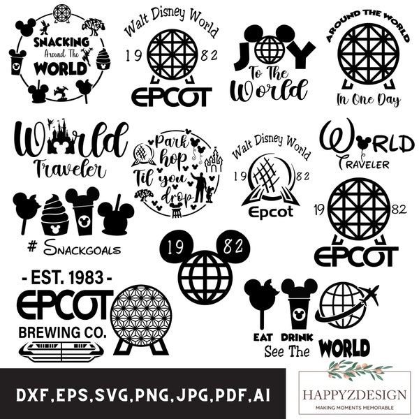 Epcot Svg - Etsy