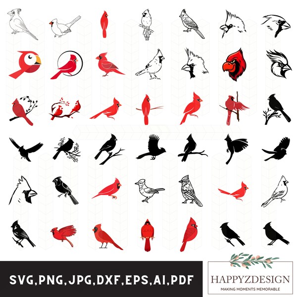 Memorial Cardinal Svg - Etsy