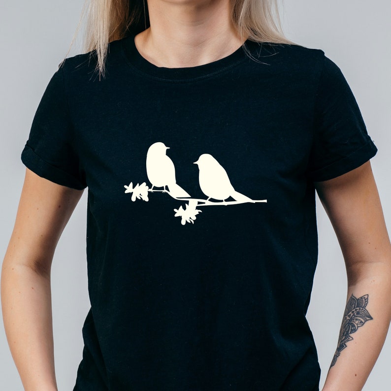 Bird on Branch Svg, Bird Tree Svg, Tree Branch Svg, Bird on Branches ...