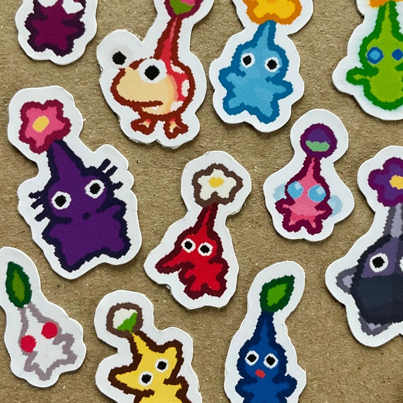 Pikmin Bloom Stickers - Etsy UK