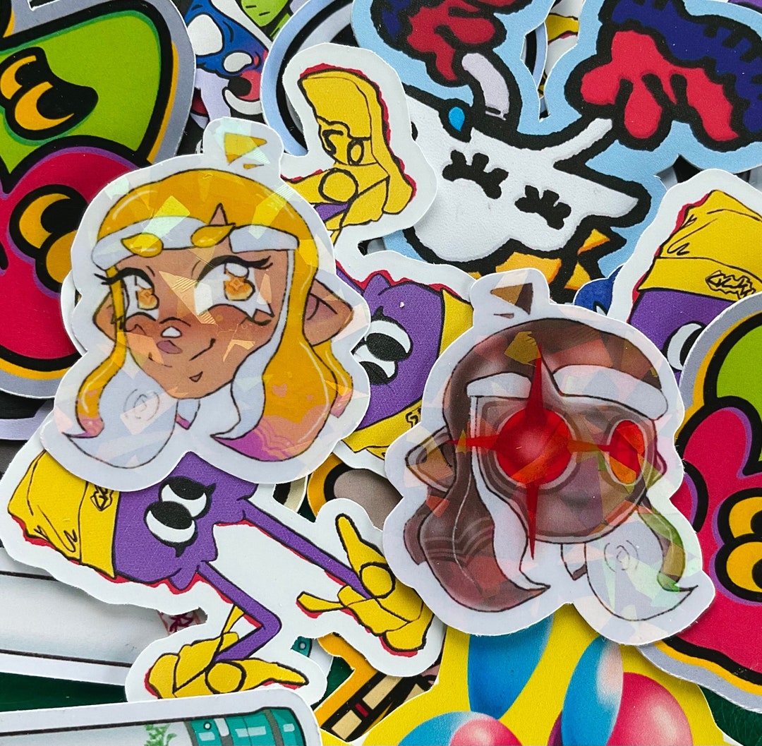 Agent 4 Splatoon Sticker Set - Etsy
