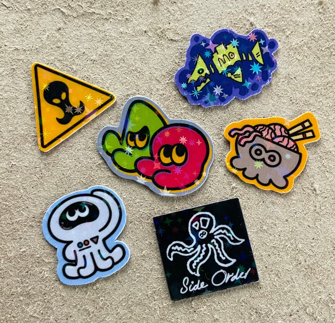 Mini Splatoon Graffiti Stickers - Etsy