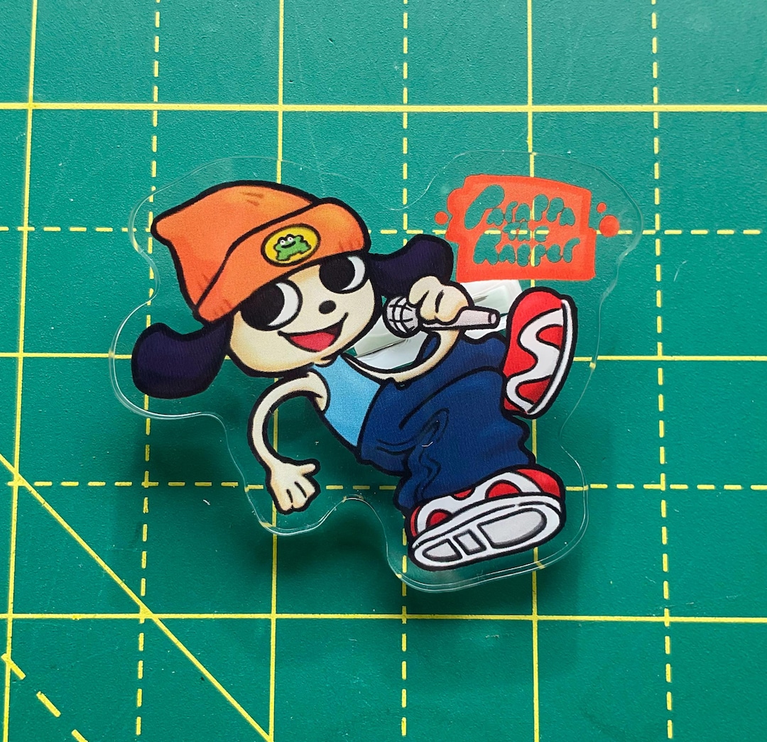 Parappa the Rapper Acrylic Pin Badge - Etsy UK