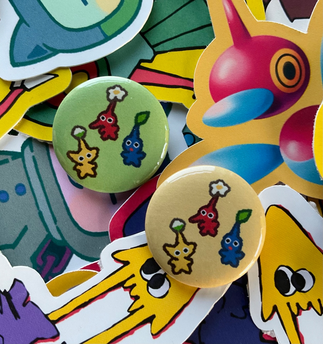 Pikmin Pin Badge - Etsy