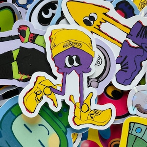 The Coolest Octo Sticker - Etsy