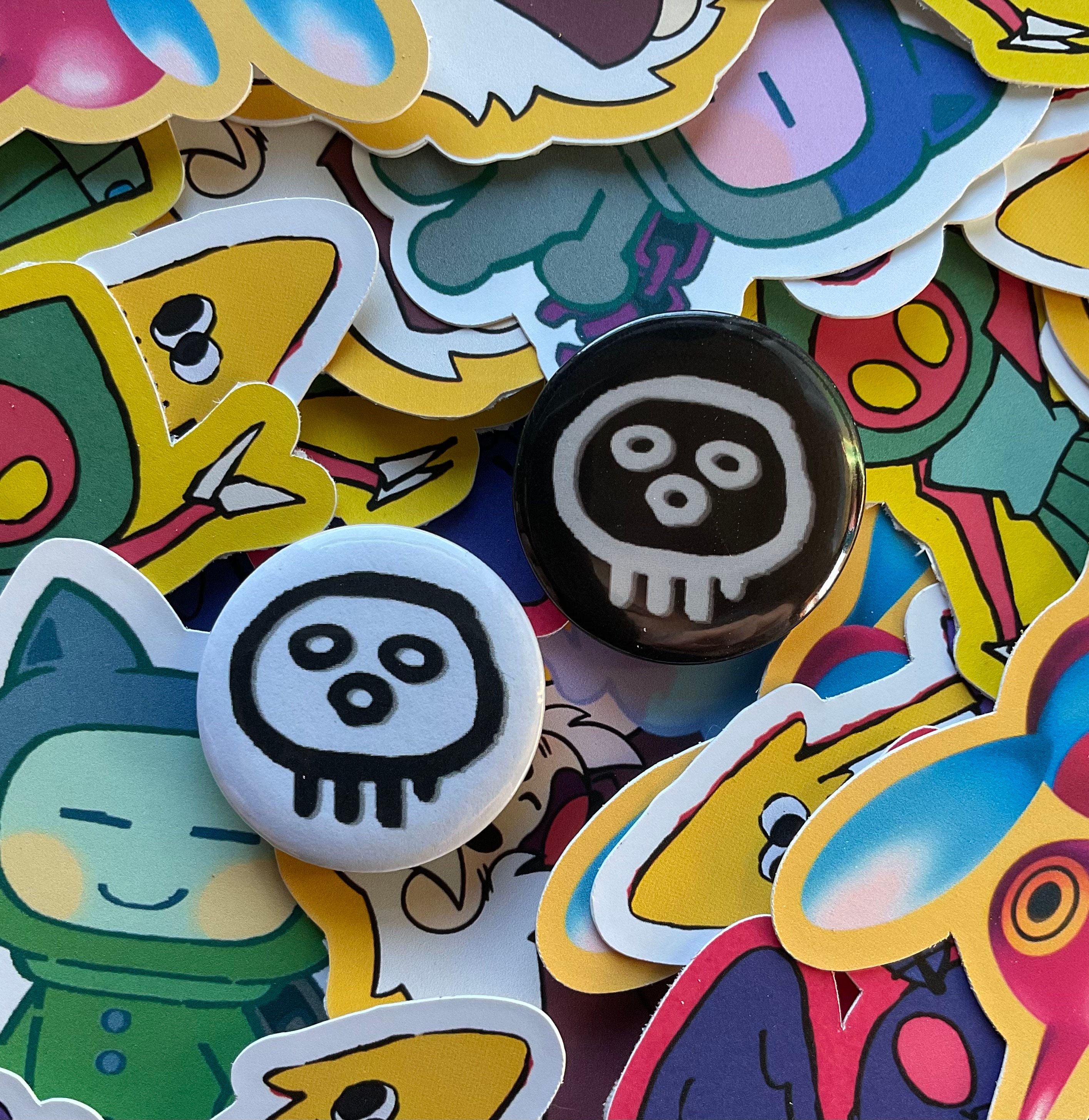 Dedf1sh Logo Splatoon Pin - Etsy