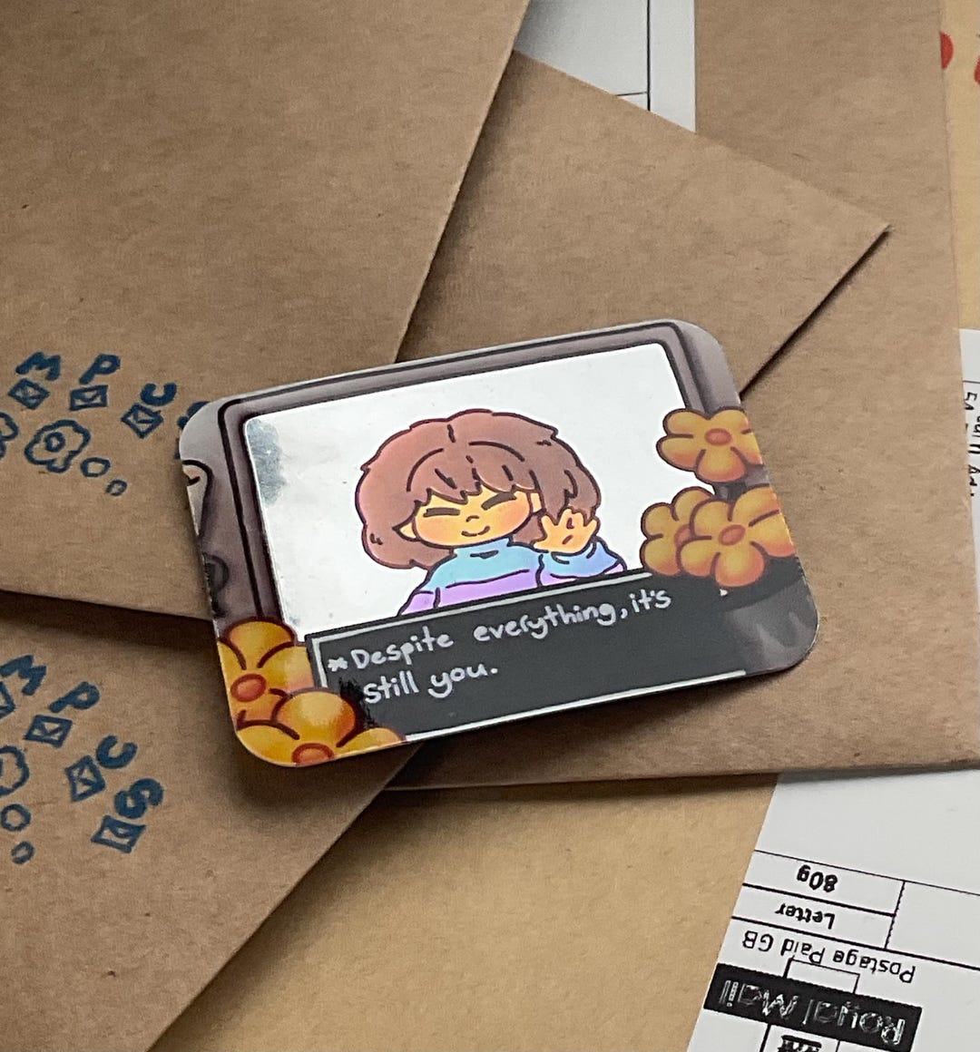 B-GRADE Undertale Mirror Sticker - Etsy Canada