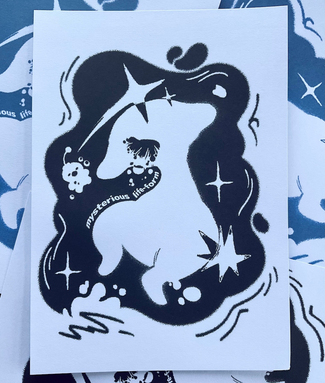 Plasm Wraith Pikmin Print - Etsy