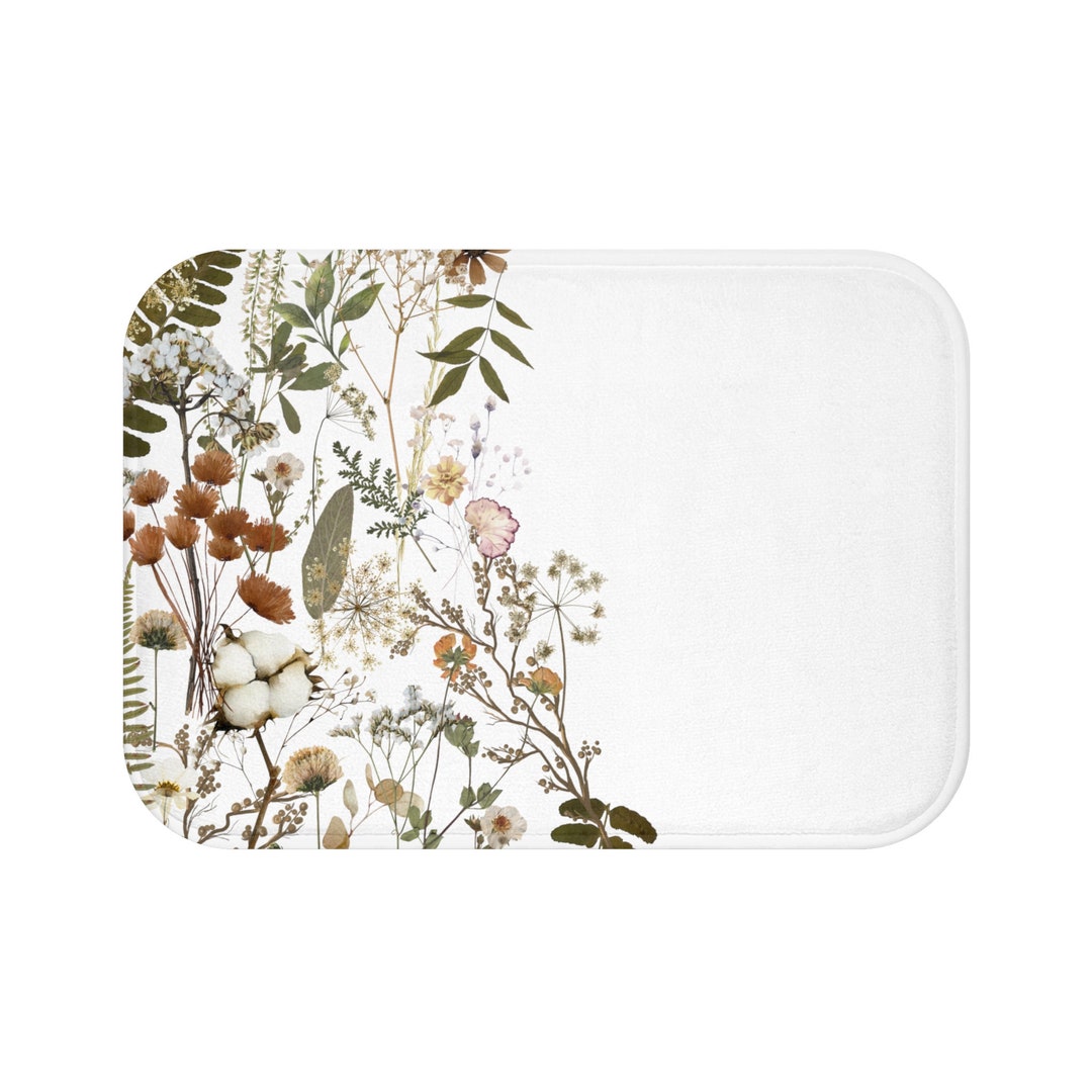 Boho Bath Mat [boho Bathroom, Boho Shower] - Etsy