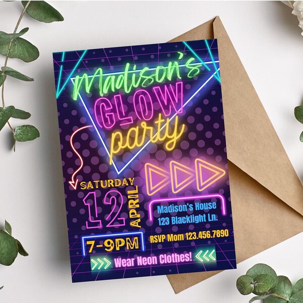 Blacklight Party - Etsy