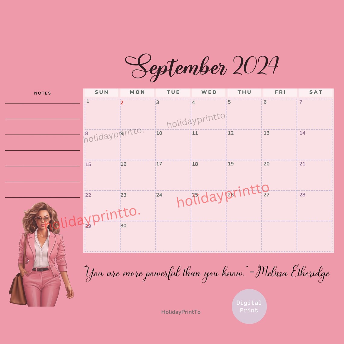 Girlbosses Boss Lady Calendar 2024 Female Calendar Calendar-2024 ...