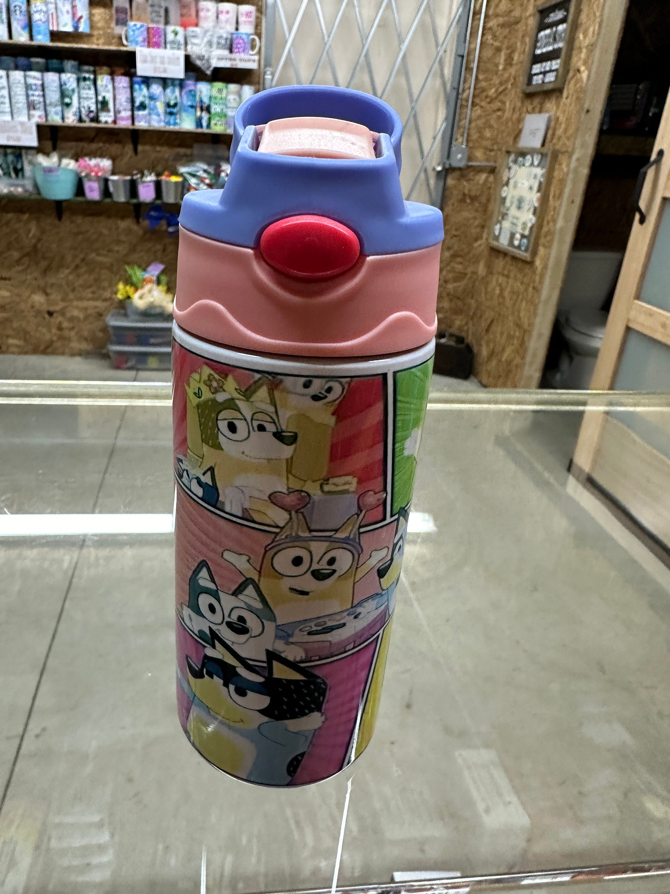 Bluey, Kids, Tumblr, Sippy Cup, Fliptop, 12 Ounce - Etsy