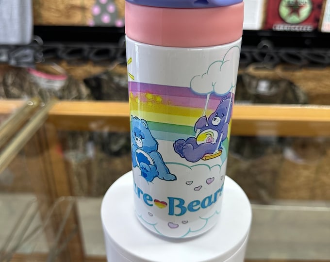 Care Bear Kids Sippy Cup Tumbler, Flip Top, 12 Oz - Etsy