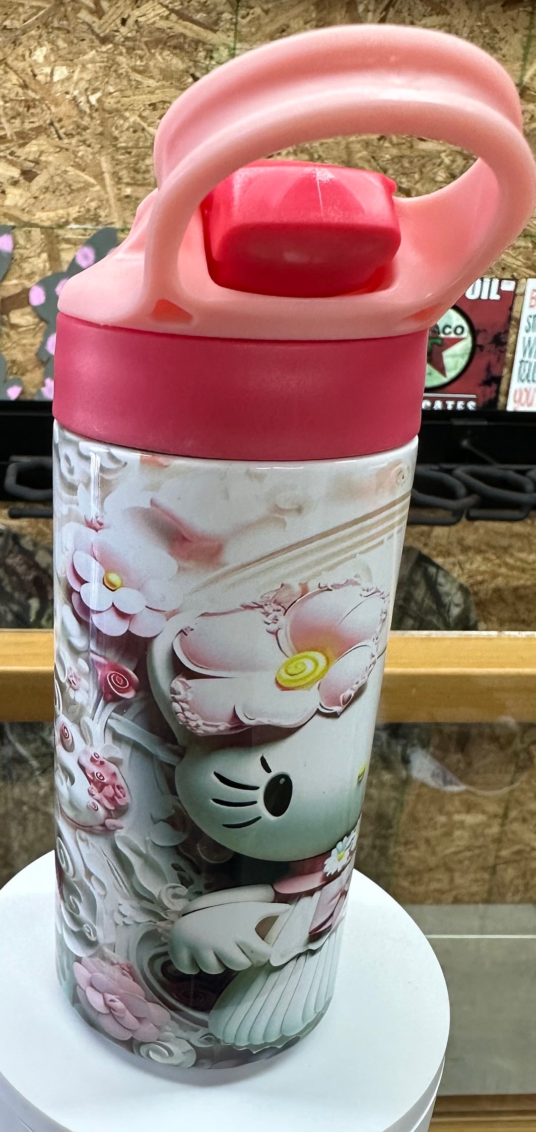 Hello Kitty 12 Oz Kids Sippy Cup, Tumbler, Pop Top - Etsy
