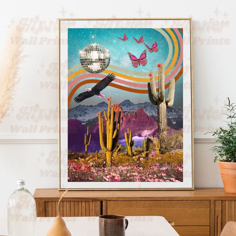 Retro Collage Art - Etsy