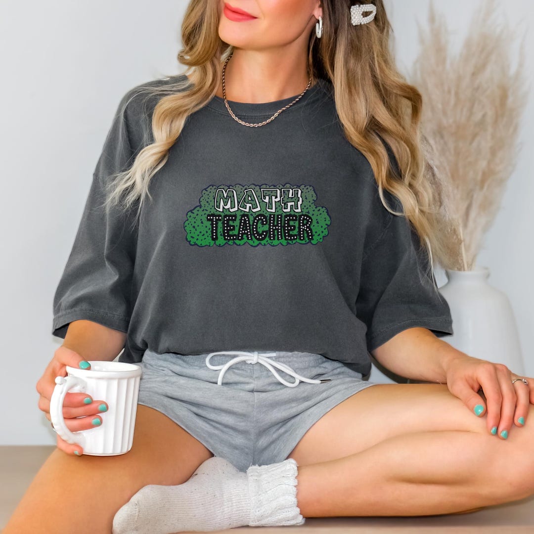 80s 90s Math Teacher Comfort Colors Shirt, Retro Math Teacher Gift ...