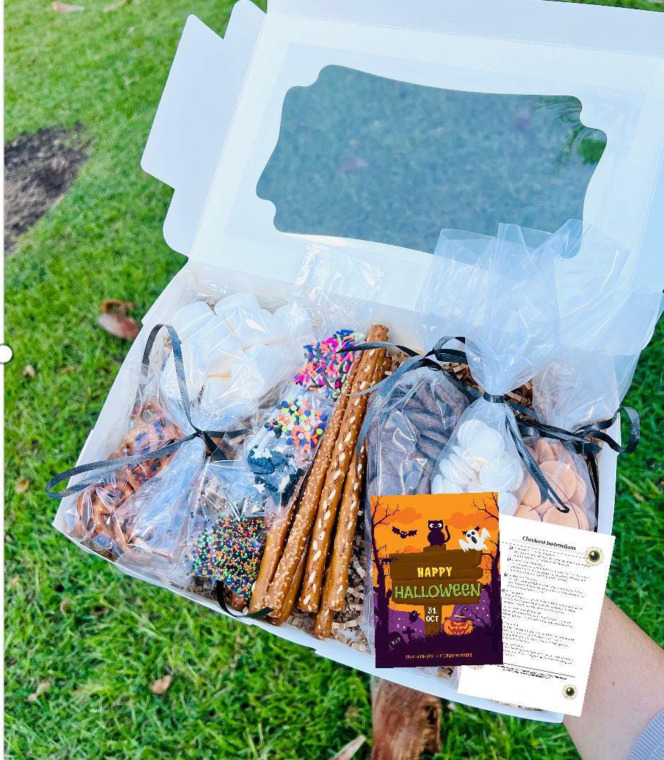 Halloween Treats Box - Activity for Kids - Etsy