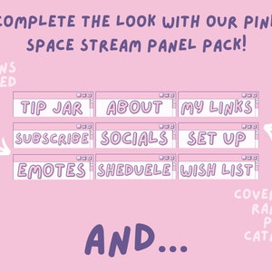Pink Space Stream Deck Icons | Streamer | Twitch | Discord | Youtube ...