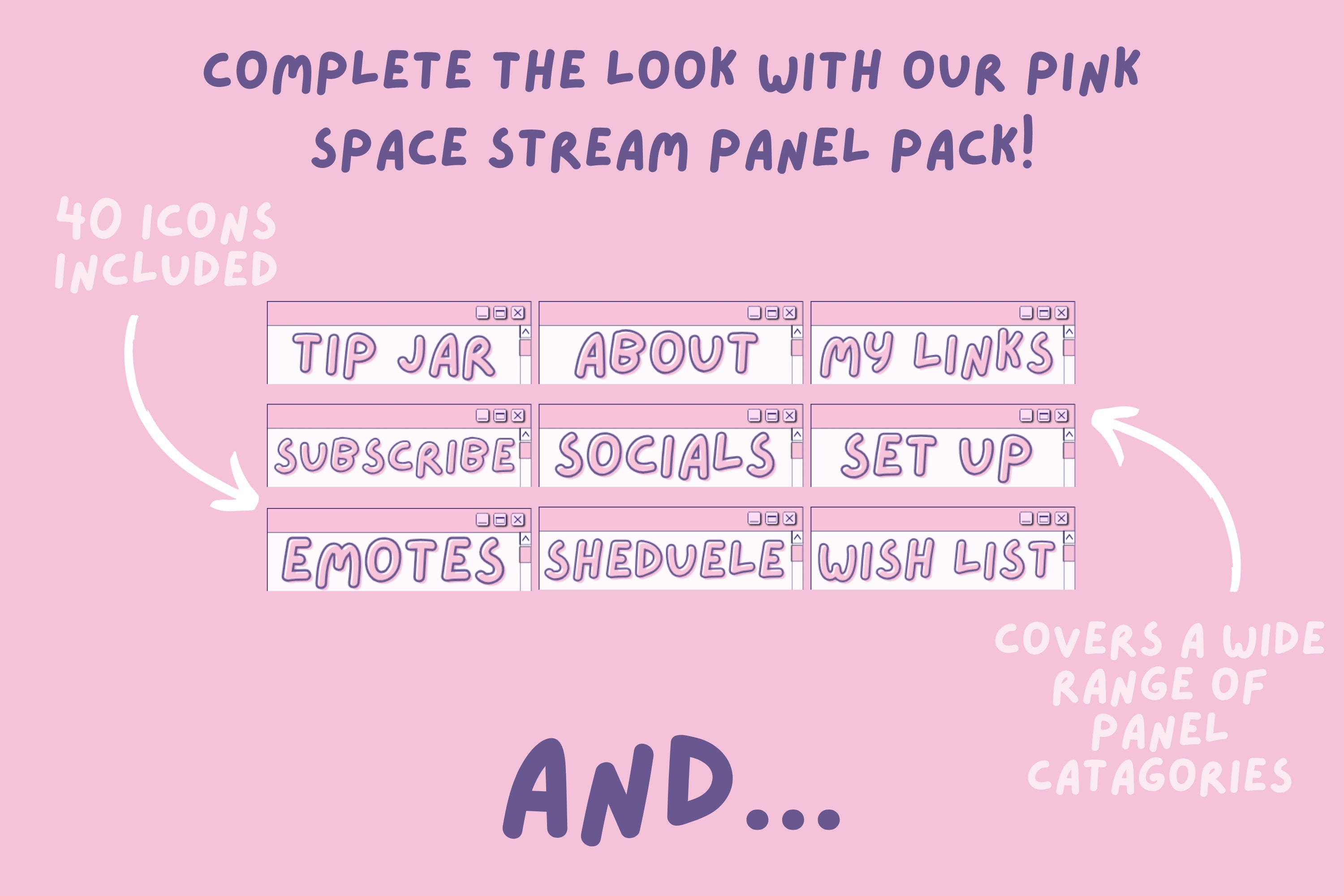 Pink Space Stream Deck Icons | Streamer | Twitch | Discord | Youtube ...