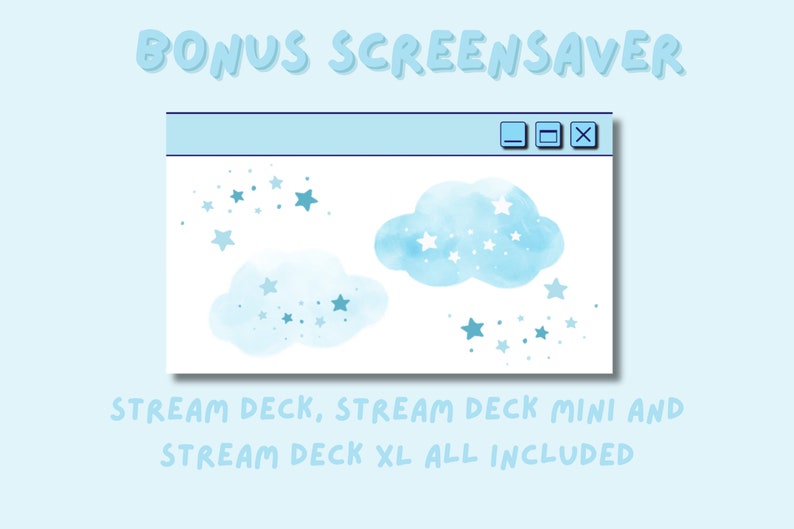 Blue Space Stream Deck Icons | Streamer | Twitch | Discord | Youtube ...