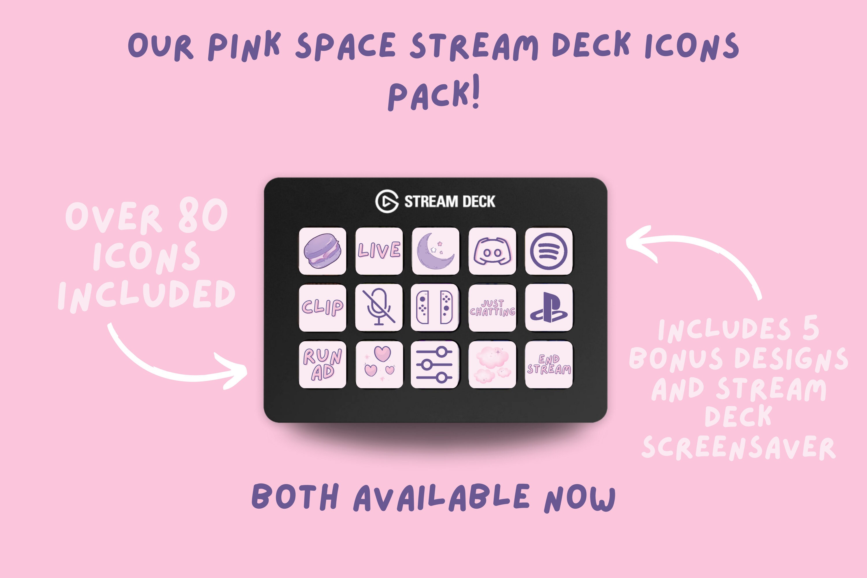 Pink Space Stream Overlay | Stream Start up Screen | Streamer | Twitch ...