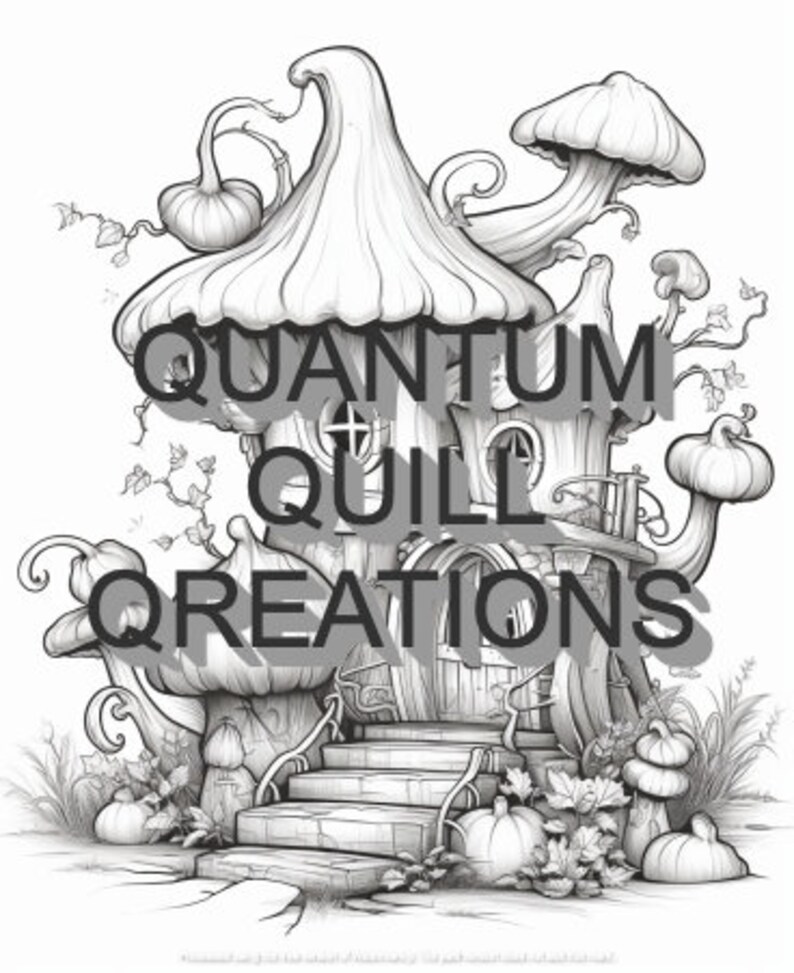 Fall Fairy House Coloring Book 10 Images Thanksgiving Macabre Coloring ...